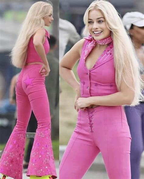 On Set Of The Barbie Movie Rmargotrobbie