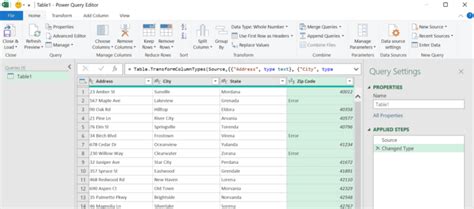 How To Identify Replace Or Remove Errors In Excel Power Query