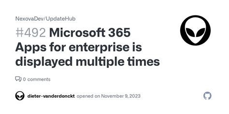 Microsoft 365 Apps For Enterprise Is Displayed Multiple Times · Issue 492 · Nexovadev Updatehub