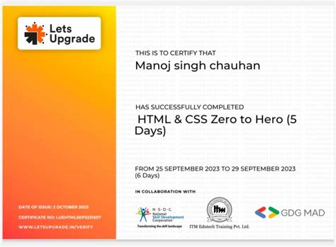 Manoj Singh Chauhan On Linkedin Webdevelopment Html Css Upskilling Learningneverstops