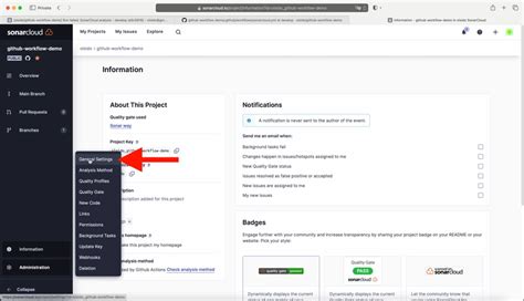 how to connect your github project to sonar dev community