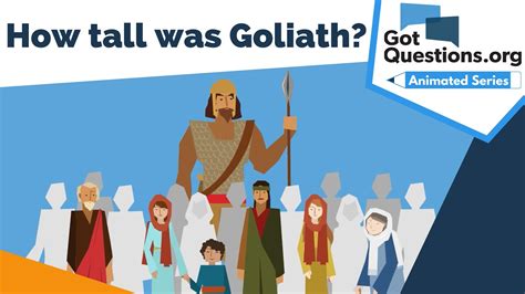 How Tall Was Goliath Youtube