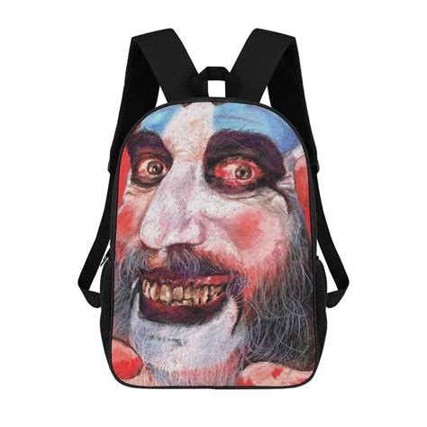 Captain Spaulding Backpack Horror Movie Daypack Backpack Large Capacity Daypack Book Bag 17