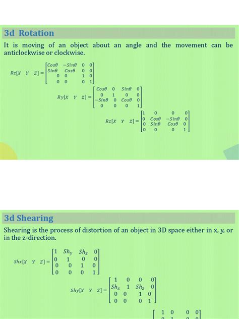 4 Cad And Fea Unit 1 Part 4 Pdf Rotation Geometry