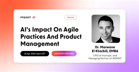 Impactai On Linkedin Webinar Ai Innovation Agile Productmanagement Technology…