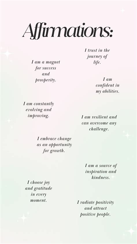 The Power Of Positive Affirmations Positieve Affirmaties Affirmaties
