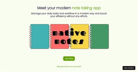 Notes App Codesandbox