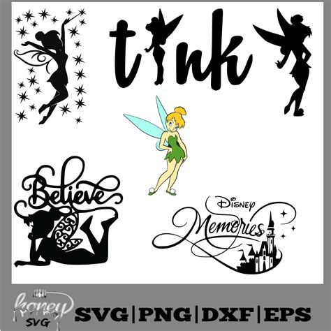Tinkerbell Svg Tinkerbell Cut File Tinkerbell Silhouette Vinyl Cut