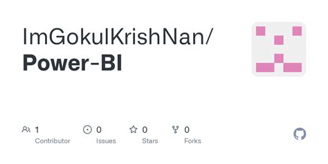 GitHub ImGokulKrishNan Power BI