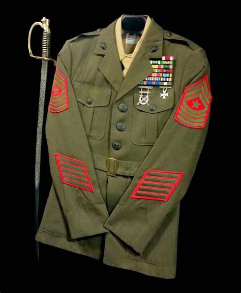 United States Marine Corps “service Alpha Uniform And Non Commissioned