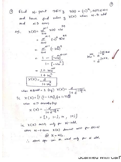 Problems On Dft Final Pdf
