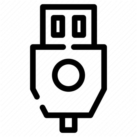 Usb Connector Usb Port Cable Plug Charger Electricity Icon