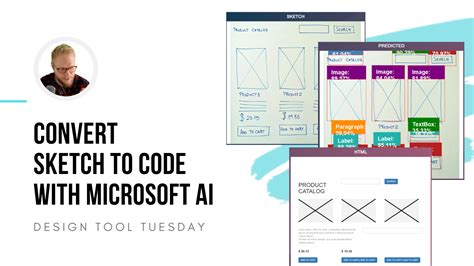 Convert Sketch To Code With Microsoft Ai Design Tool Tuesday Vaexperience