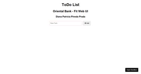 Todolist Codesandbox