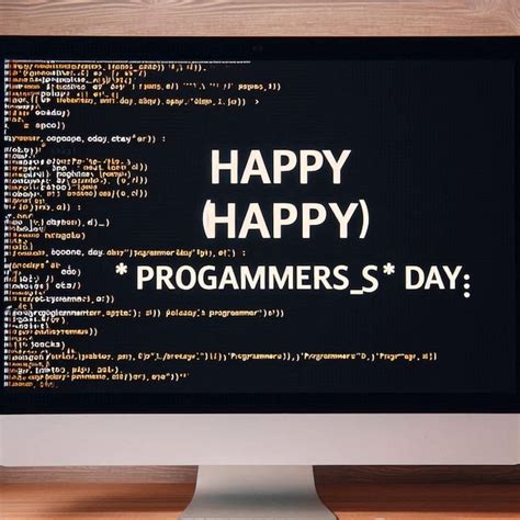 Happy Programmers Day 2021 Background Greetings Flat Design Editor Mode