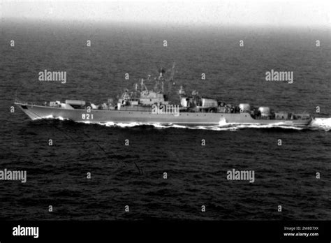 A Port Beam View Of The Soviet Krivak Ii Class Guided Missile Frigate