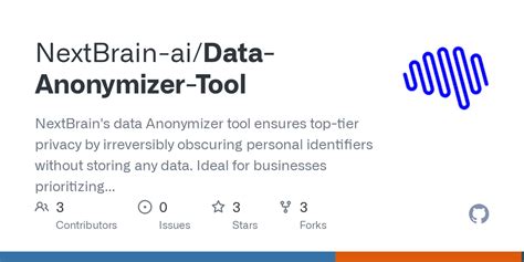 github nextbrain ai data anonymizer tool nextbrain s data anonymizer tool ensures top tier