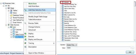 Data Selection Rules Jet