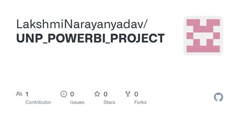GitHub LakshmiNarayanyadav UNP POWERBI PROJECT