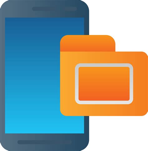 Mobile Folder Vector Icon Design Vector Art At Vecteezy