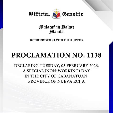 𝐄𝐗𝐄𝐂𝐔 Official Gazette Of The Republic Of The Philippines Facebook