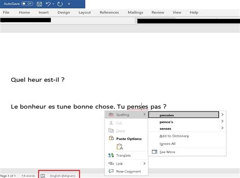 Setting Default Language In Set Proofing Language Is Not Working Microsoft Qanda