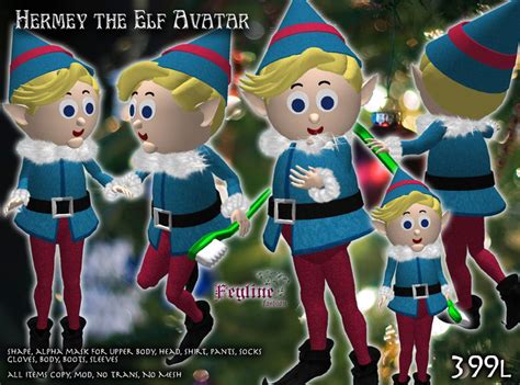 Second Life Marketplace Ff Hermey The Elf Avatar