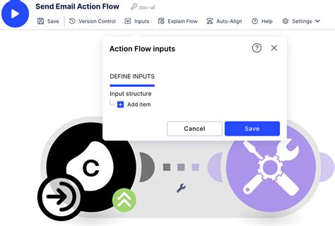Action Flow Inputs