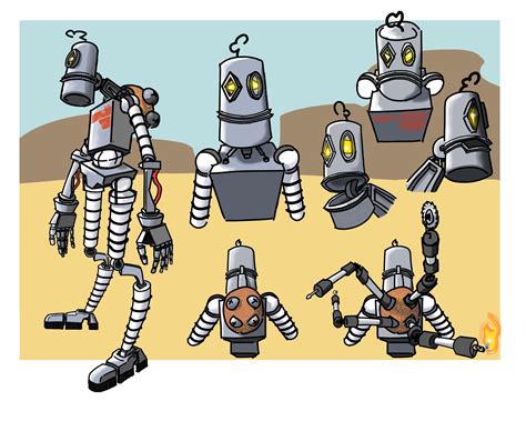 Robot Character Design R Characterdesigns