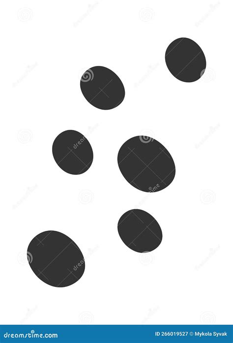 Hand Drawn Shape Flat Icon Simple Geometric Pattern Stock Vector