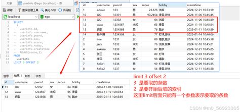 Mysql中 Limit和limit Offset用法mysql Limit Offset Csdn博客
