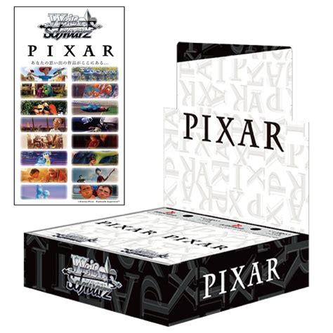 Weiss Schwarz Booster Packs Box Pixar Characters Card Game Disney Ccg