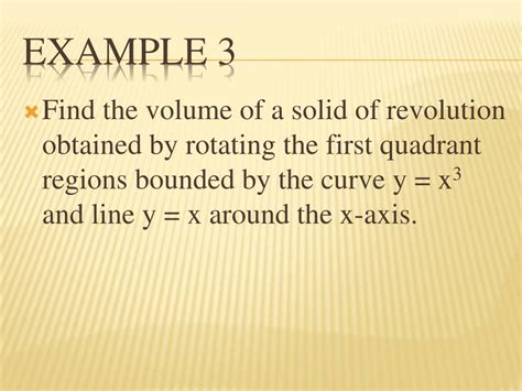 Ppt Introduction To Solids Of Revolution Disks And Washers Powerpoint Presentation Id6123938