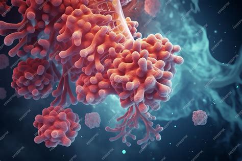 Premium Ai Image Bacterial Pneumonia Medical Concept 3d Illustration