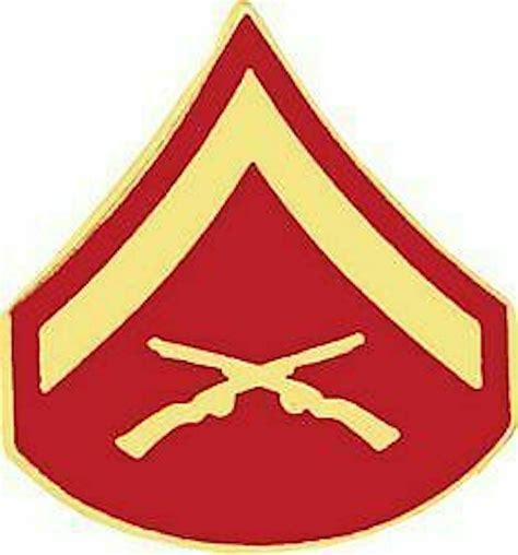 Marine Corps E 3 Lance Corporal Usmc Rank Lapel Pin 4560236643