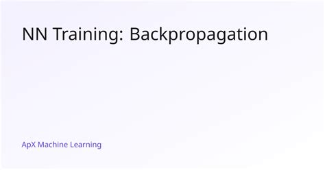 nn training backpropagation and gradient descent