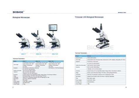 Polarizing Biological Microscope Biobase Pdf Catalogs Technical Documentation Brochure