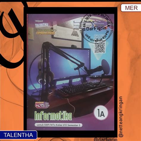 Jual Lks Informatika Kelas 7 8 Semester 1 Smp Mts Kurmer Kurikulum Merdeka Talentha Hots