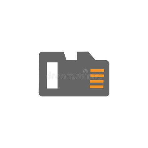 Icon Microchip Template Design Trendy Stock Illustration Illustration