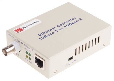 GT1ET-509R | RS Pro Ethernet to BNC Media Converter | RS Pro