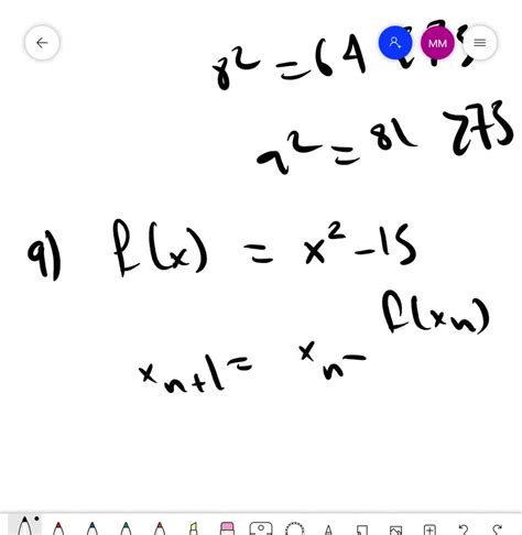 solved let a 0 be given and suppose we want to approximate √ a using