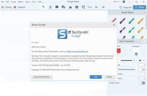 Techsmith Snagit อพเดต patch ในรนได
