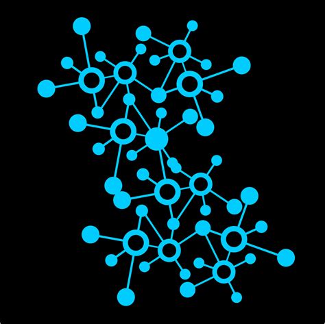 Molecular Or Digital Network Connection Illustration And Wallpaper Background Vector Art