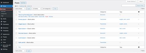 How To Create A Table Of Contents In WordPress Website