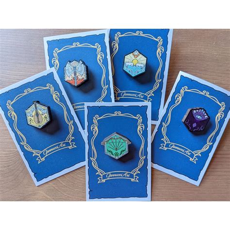 Dandd Class Wooden Pin Badges 14 Designs Etsy