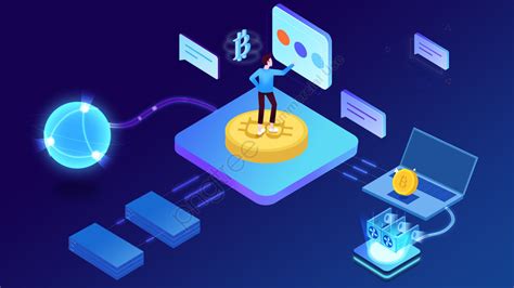 Blue Planet Bitcoin Technology Blockchain Ai Intelligence Illustration Image On Pngtree Free