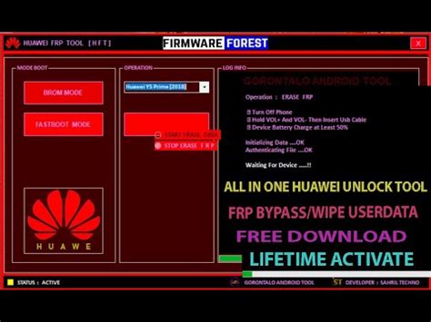 Huawei Free Tool FRP Bypass All Cpu Qualcomm Kirin One Click Reset User Lock YouTube