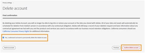 Delete Your Individual Adobe Account And Permanently Remove Your Personal Information
