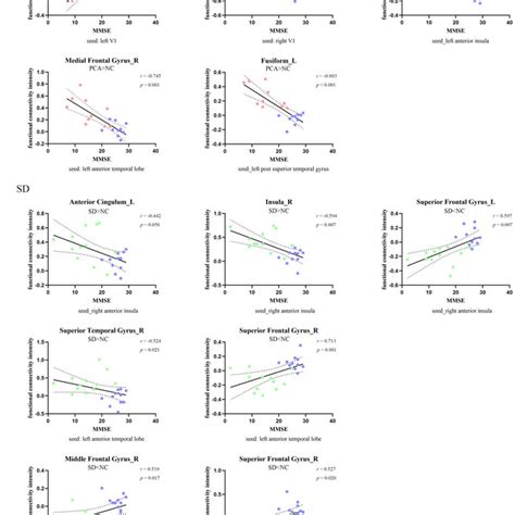 Correlation Between Functional Connectivity And Subdomain Of Download Scientific Diagram