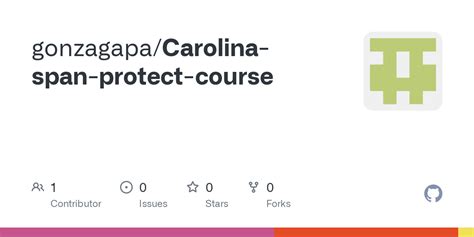 Github Gonzagapacarolina Span Protect Course